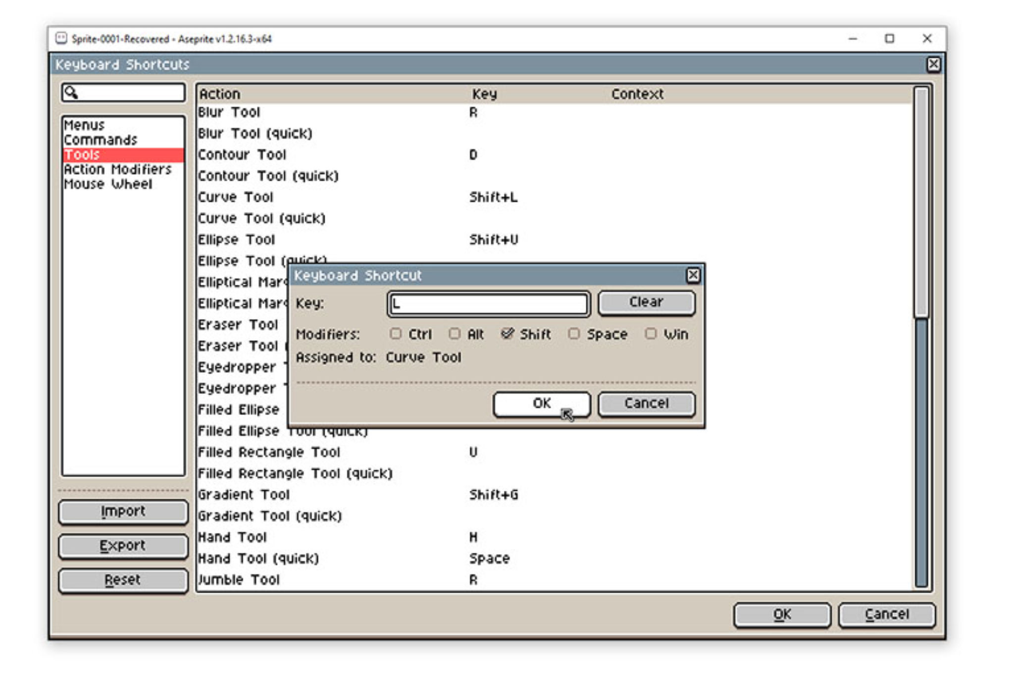 Using keyboard shortcuts in Aseprite | Behind The Scenes Using keyboard shortcuts in Aseprite | Behind The Scenes