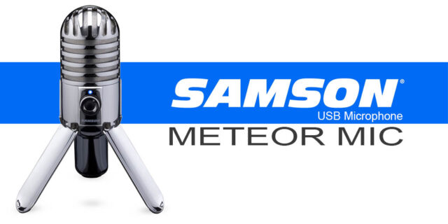 First impressions on the SAMSON Meteor Mic USB Microphone | Behind The ...