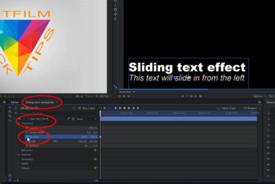 Creating a sliding text effect with HitFilm Express | Behind The Scenes