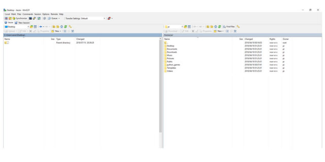 Using Winscp To Connect To A Raspberry Pi Behind The Scenes