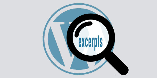 Adding custom excerpts to pages in WP | Behind The Scenes