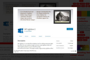 The WP Lightbox 2 plugin for WordPress | Behind The Scenes